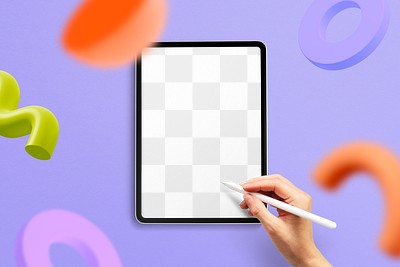Tablet screen png transparent mockup | Premium PNG - rawpixel