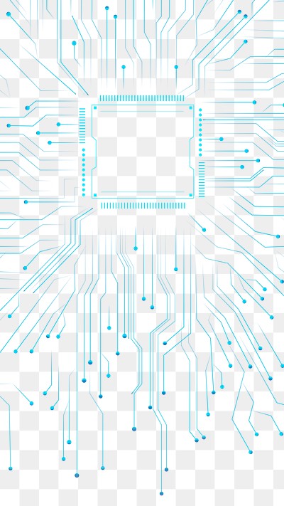 Digital connection png blue circuit | Premium PNG - rawpixel