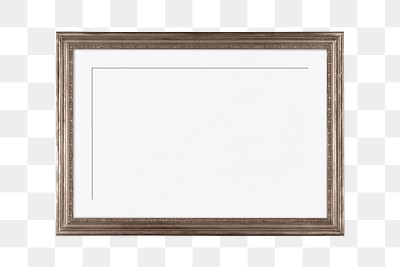 Bronze frame png sticker, transparent | Premium PNG - rawpixel