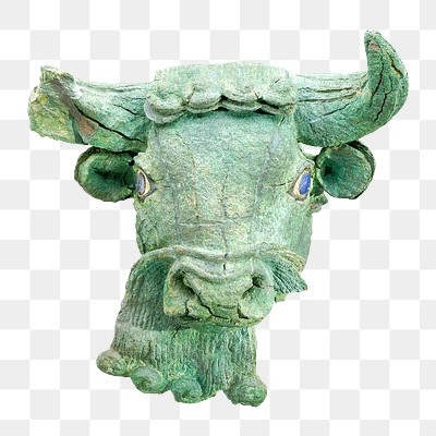 Bearded Bull’s Head png sticker | Premium PNG - rawpixel