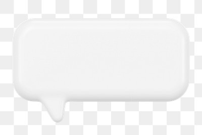 3D speech bubble png sticker, | Premium PNG - rawpixel