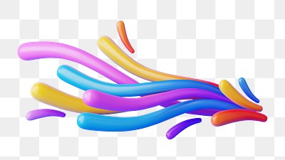 Colorful liquid elements png sticker | Premium PNG - rawpixel