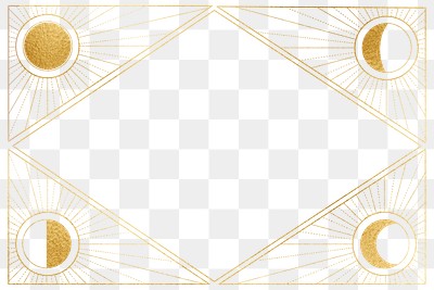 Gold celestial png frame, vintage | Premium PNG - rawpixel
