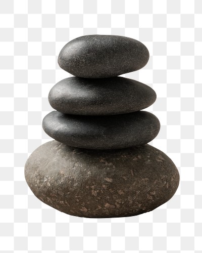 Zen stones png sticker, transparent | Premium PNG - rawpixel