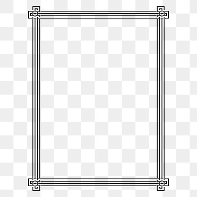 PNG Black line rectangle frame, | Free PNG - rawpixel