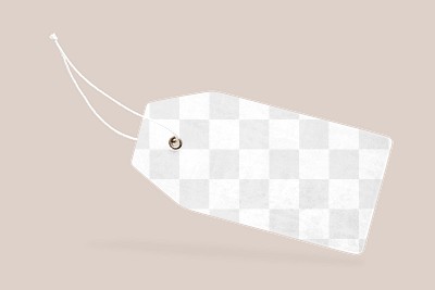 Label tag png mockup, transparent | Free PNG - rawpixel