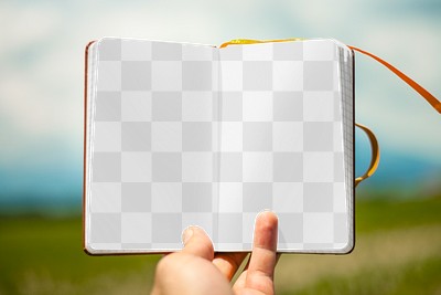 Open notebook png mockup, transparent | Free PNG - rawpixel