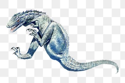 Vintage Dryptosaurus illustration. Remixed rawpixel. | Premium Photo ...