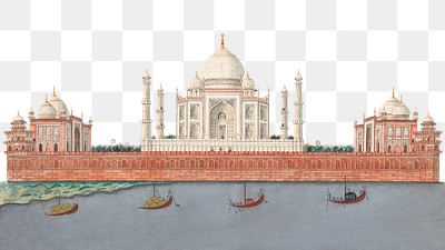 Taj Mahal architecture watercolor art | Premium PSD - rawpixel