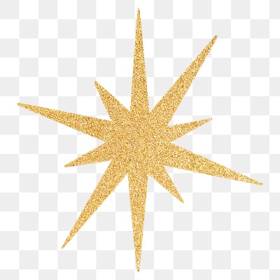Png gold sparkling star, transparent | Premium PNG - rawpixel