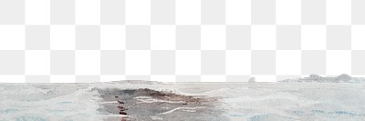 Ocean border png watercolor, transparent | Premium PNG - rawpixel