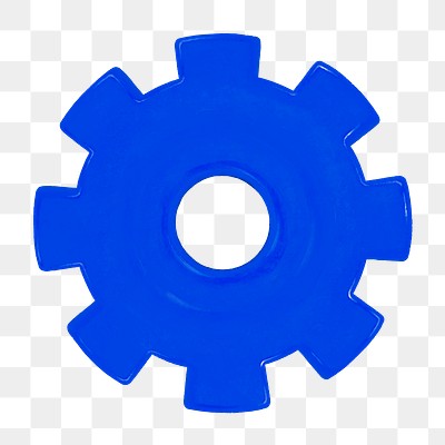 Blue cogwheel png, business graphic, | Premium PNG - rawpixel