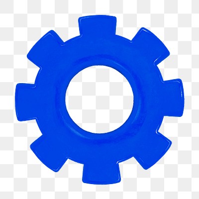 Blue cogwheel png, business graphic, | Premium PNG - rawpixel