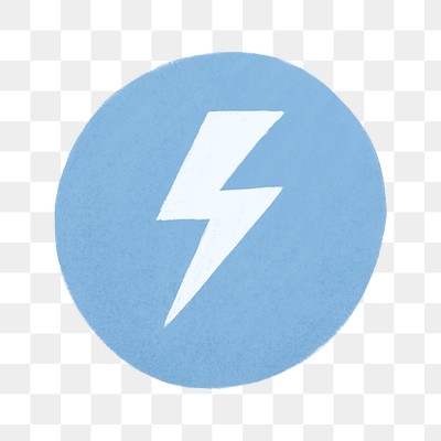 Electricity symbol png, aesthetic illustration, | Free PNG - rawpixel