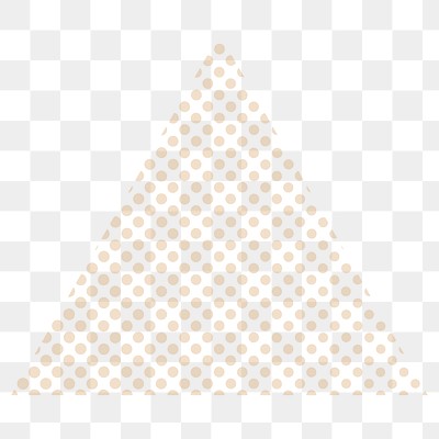 Dotted triangle shape png, transparent | Premium PNG - rawpixel