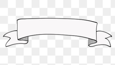 PNG Doodle ribbon banner element | Premium PNG - rawpixel