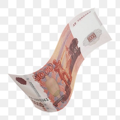 Png 5000 Russian ruble bank | Premium PNG - rawpixel