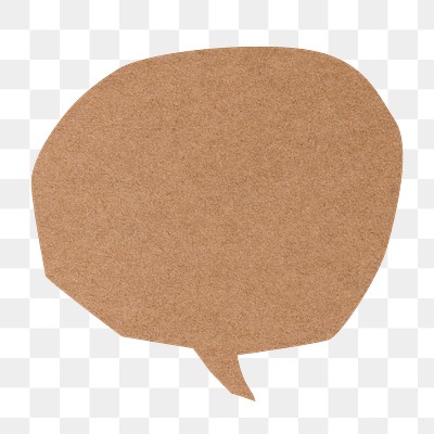 PNG Brown speech bubble, communication | Premium PNG - rawpixel