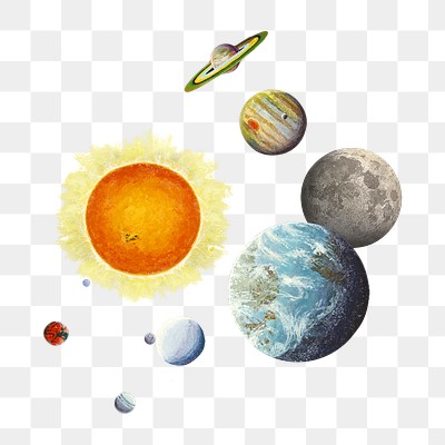 PNG Space solar system, planets | Premium PNG - rawpixel