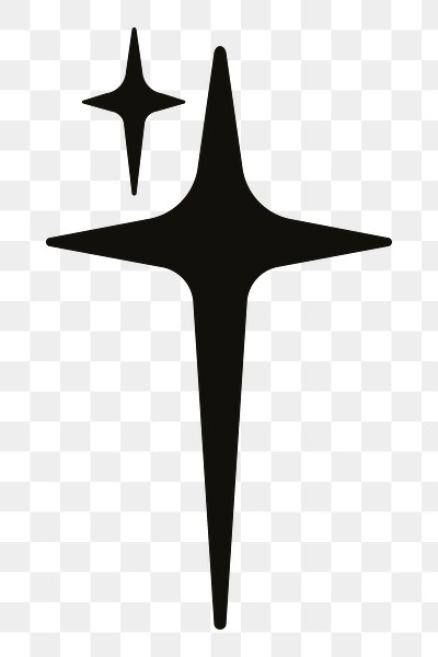 Sparkle shape, flat graphic design | Free Photo Illustration - rawpixel