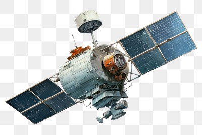 PNG Satellite space spacecraft technology. | Free PNG - rawpixel