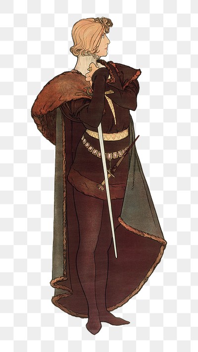 Hamlet by Alphonse Mucha | Free Photo Illustration - rawpixel