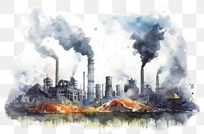 PNG Architecture pollution factory industry | Premium PNG - rawpixel