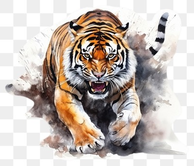 PNG Wildlife animal mammal tiger. | Premium PNG - rawpixel