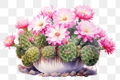 PNG Cactus flower plant inflorescence. | Premium PNG - rawpixel