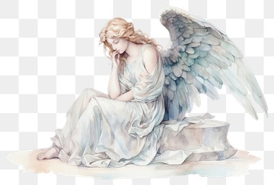 PNG Angel statue representation spirituality | Premium PNG - rawpixel