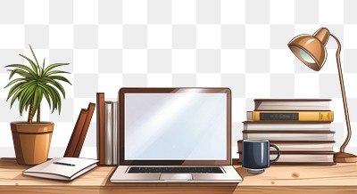 PNG Laptop table furniture computer. | Premium PNG - rawpixel