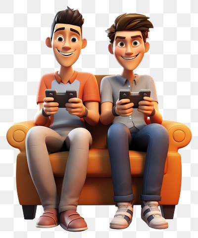 PNG Sitting furniture sofa togetherness. | Premium PNG - rawpixel