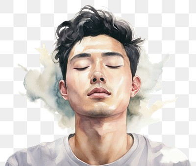 PNG Portrait adult contemplation photography. | Free PNG - rawpixel