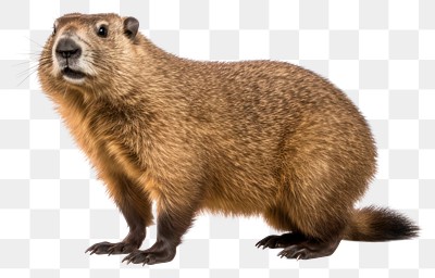 PNG Groundhog wildlife animal mammal | Premium PNG - rawpixel