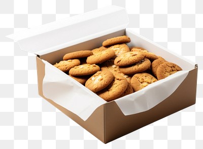 PNG Cookie box biscuit food. | Premium PNG - rawpixel