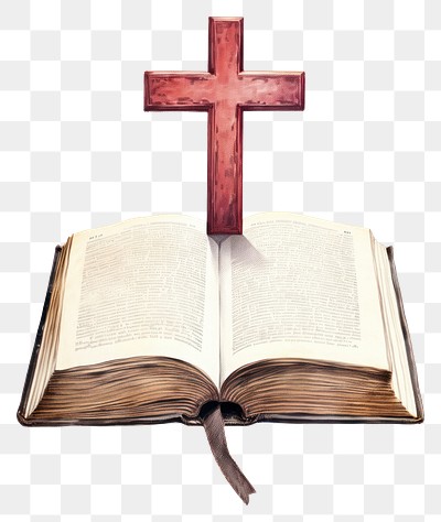 PNG Bible cross book publication. | Premium PNG - rawpixel