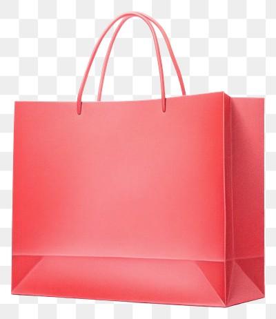PNG Red shopping bag handbag | Free PNG - rawpixel