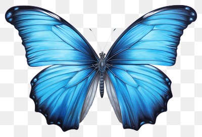 PNG Blue morpho butterfly animal | Premium PNG - rawpixel