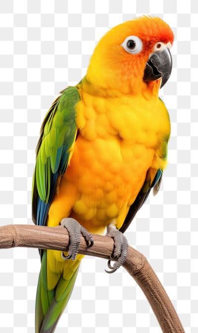 PNG Sun Conure parrot animal | Premium PNG - rawpixel