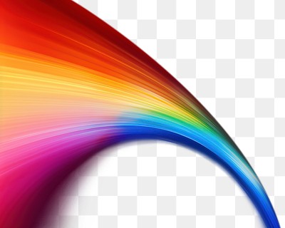 PNG rainbow light ray effect, | Free PNG - rawpixel