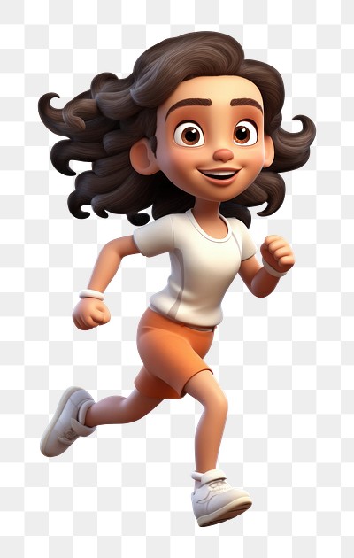 PNG Kid running cartoon toy | Free PNG - rawpixel