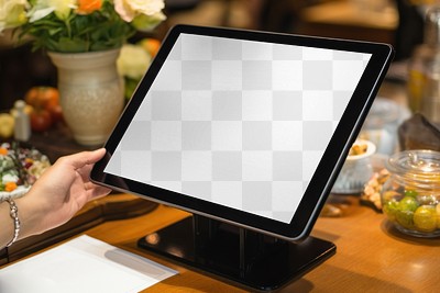 Tablet screen png mockup, transparent | Premium PNG - rawpixel