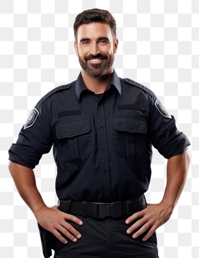 PNG Police man smiling adult | Premium PNG - rawpixel