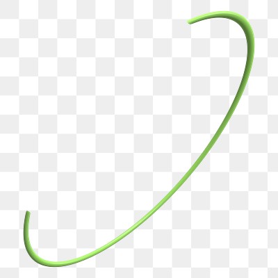 Green line png sticker, 3D | Premium PNG - rawpixel