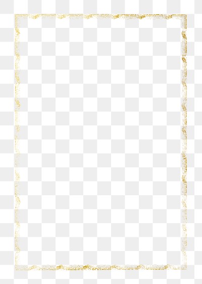 Gold rectangle frame png, transparent | Premium PNG - rawpixel