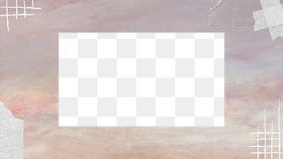 Pastel sky frame png, transparent | Premium PNG - rawpixel