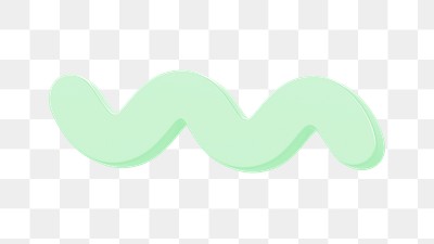 Green shape png 3D, transparent | Premium PNG - rawpixel