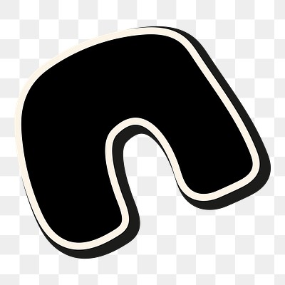 Black U shape png, transparent | Premium PNG - rawpixel
