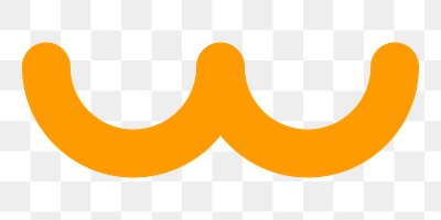 Orange squiggly line png, transparent | Premium PNG - rawpixel