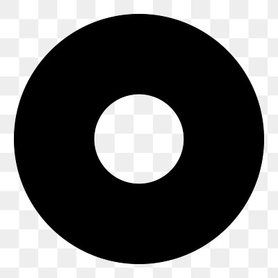 Black ring png shape, transparent | Premium PNG - rawpixel